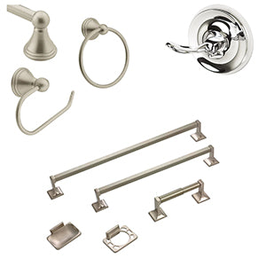 Bathroom Hardware towel rings toilet paper holders rods and more