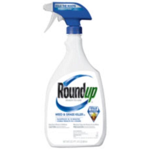 Roundup Weed and Grass Killer Liquid Trigger Spray Application 30 oz B