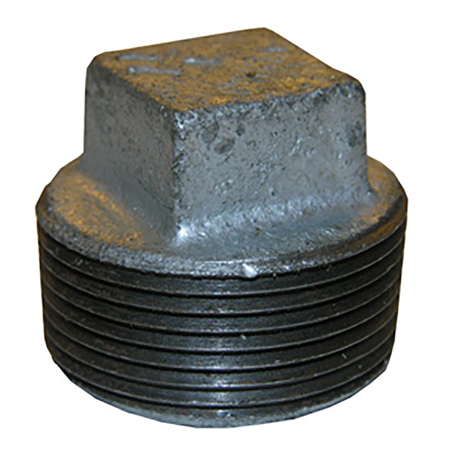 2 galv square head plug