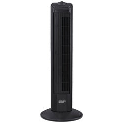 PowerZone Oscillating Fan Tower 120 V 0.45 A 90 deg Sweep 28 in Dia Bl
