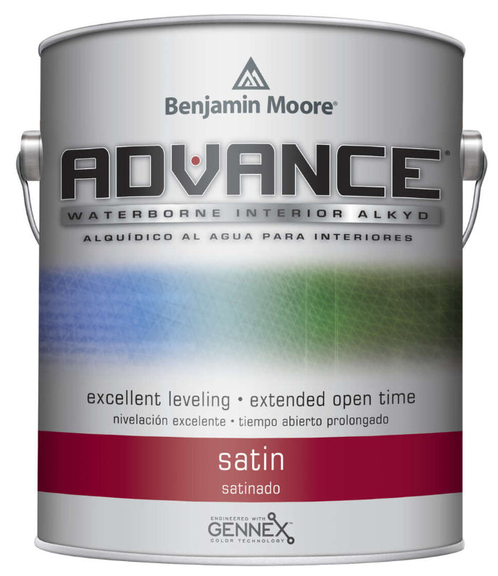 Benjamin Moore ADVANCE Interior Paint Satin 1 gal Base 4X