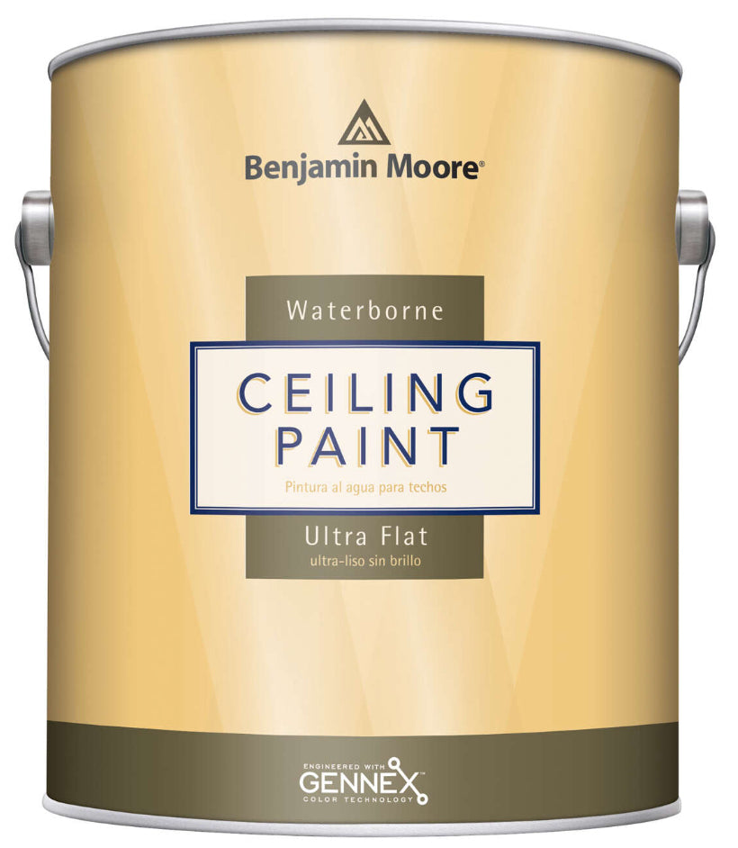 Benjamin Moore Ceiling Paint Ultra Flat White 1 gal Base 1X